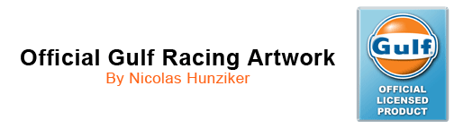 Gulf Racing - 1971 Paris 1000KM - 917K - Poster – HUNZIKER