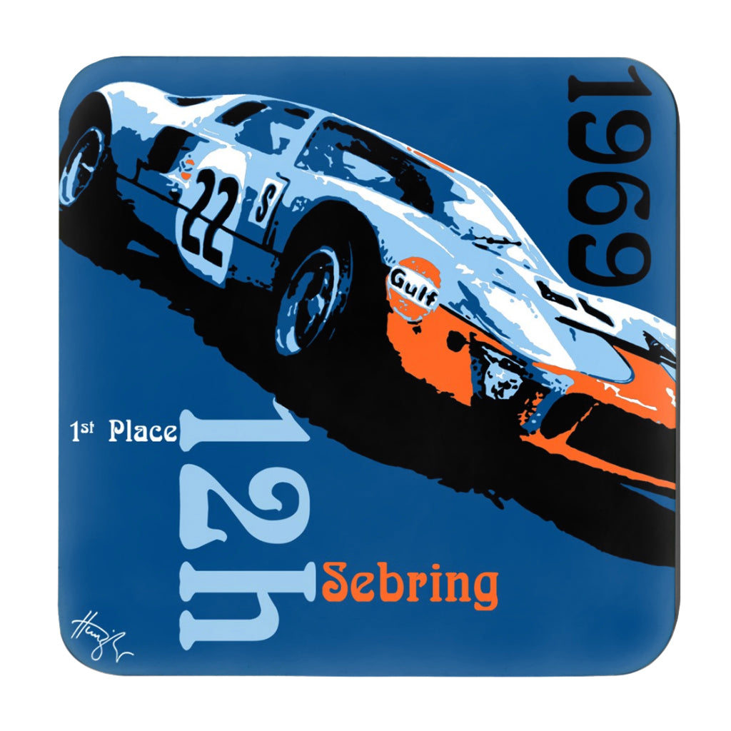 Gulf Racing Coasters - Set of 4 – HUNZIKER